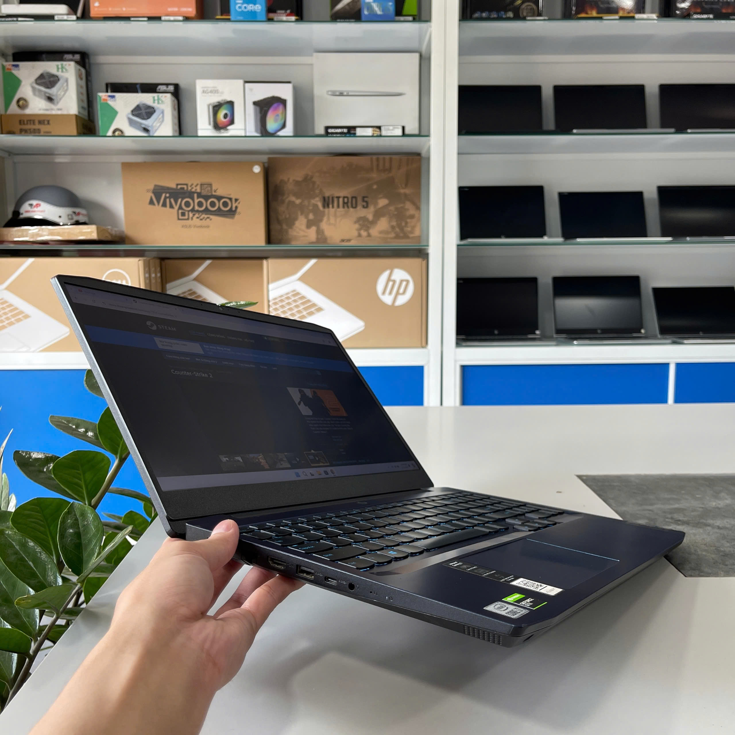 LENOVO GAMING 81Y4 – I7 10750H, RAM 16G, SSD 512G, GTX 1650Ti (4G), 15. ...